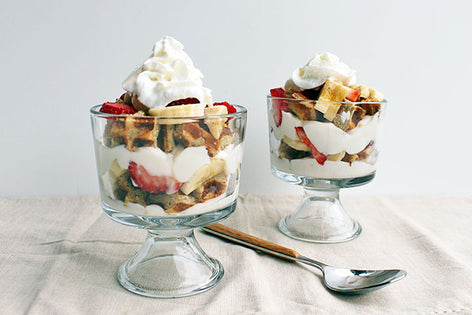 Banana-Strawberry Parfaits